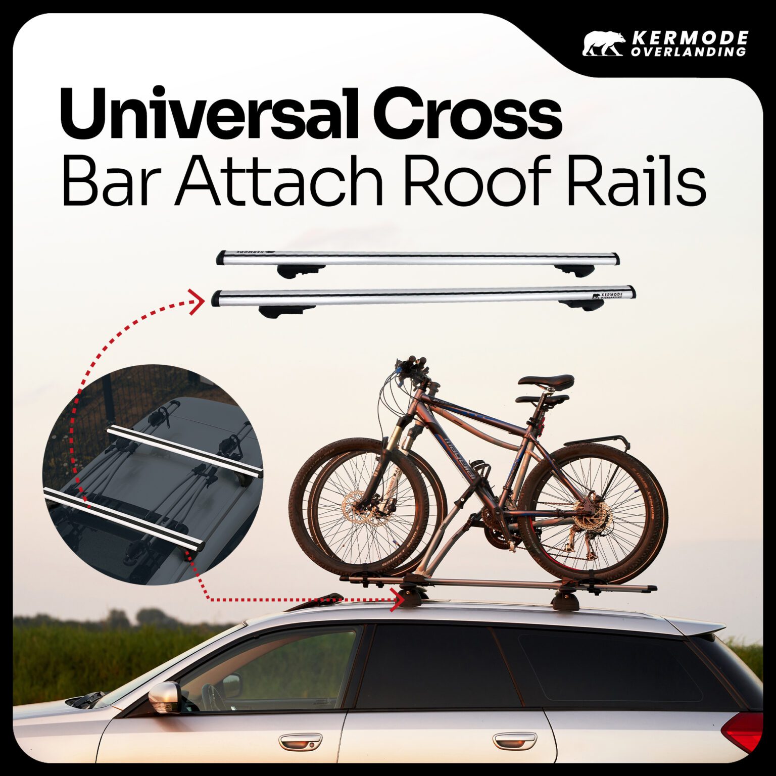 Universal Roof Cross Bar - Kermode Overland