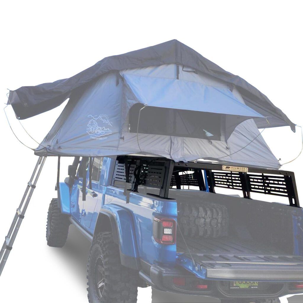 Jeep Gladiator Bed Rack, Full-Length Overland Rack for Gear & Roof ...