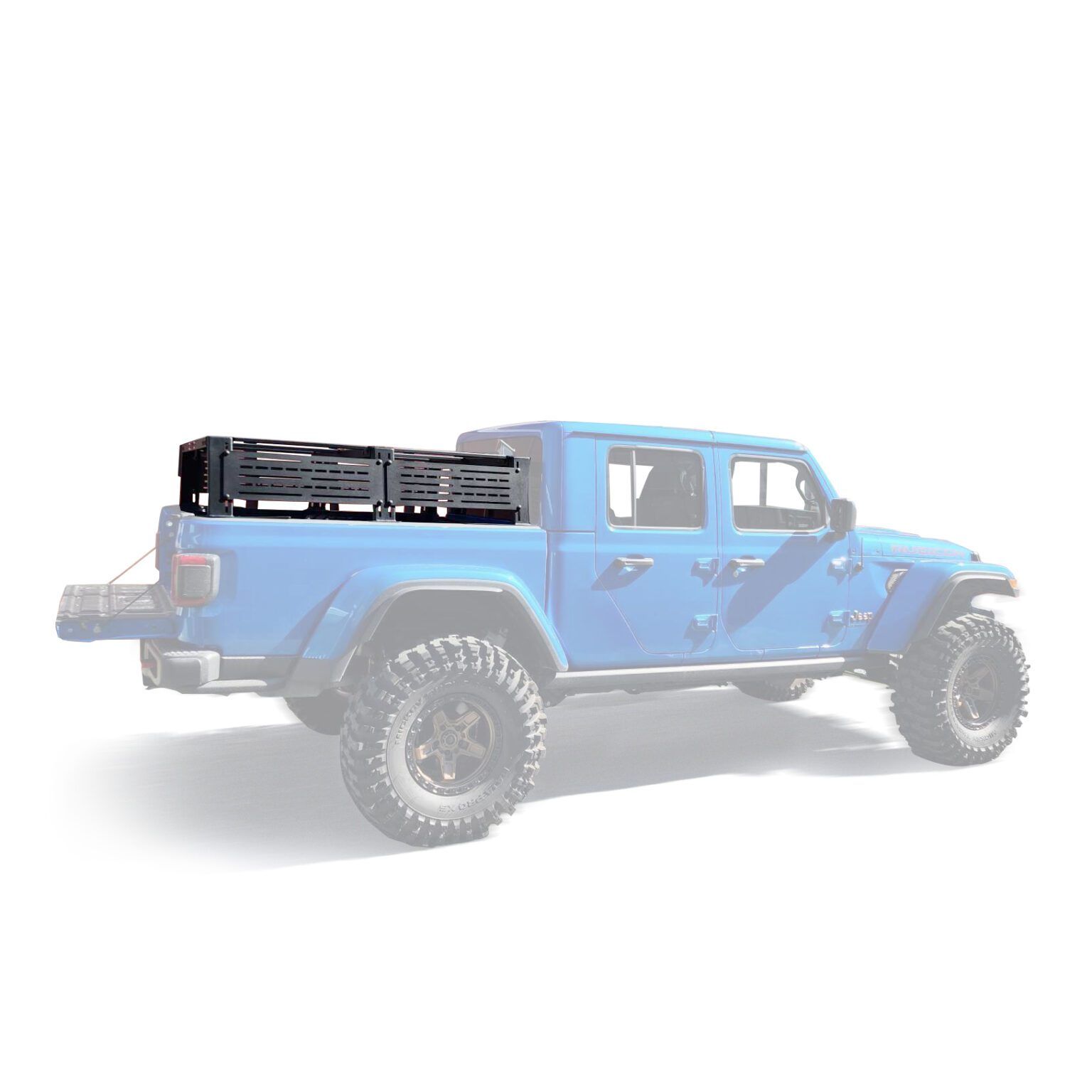 Jeep Gladiator Bed Rack, Full-Length Overland Rack for Gear & Roof ...